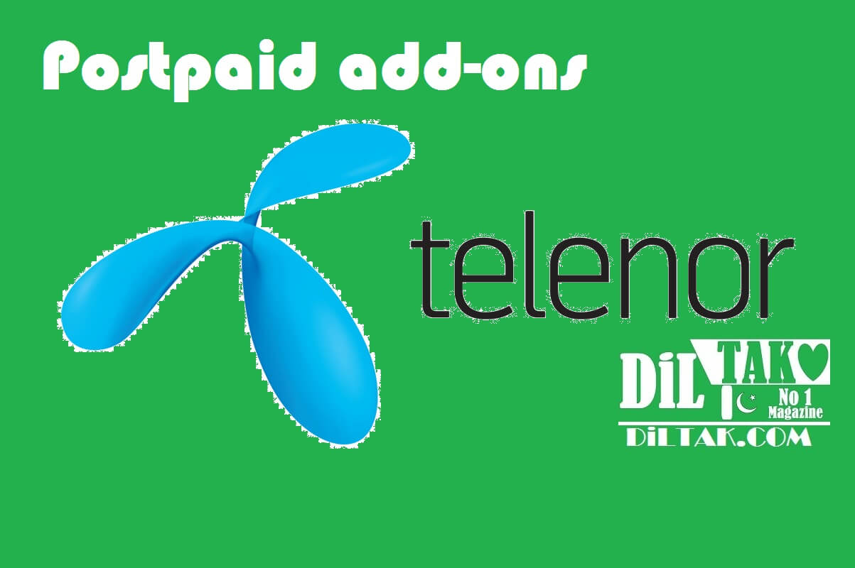 Telenor postpaid add ons-Call, Messages and internet add ons - Diltak